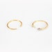 14K Yellow Gold Adjustable Rings Set or One Piece With CZ - Etsy