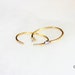 14K Yellow Gold Adjustable Rings Set or One Piece With CZ - Etsy