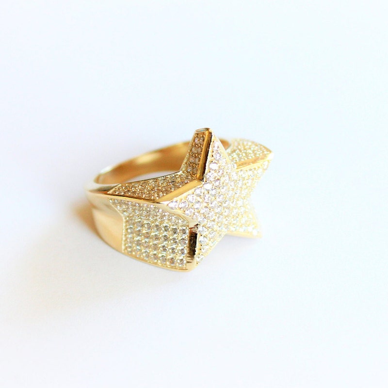 Star Shaped Ring - Etsy