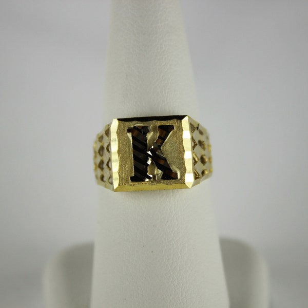 Initial Ring for Men - Etsy