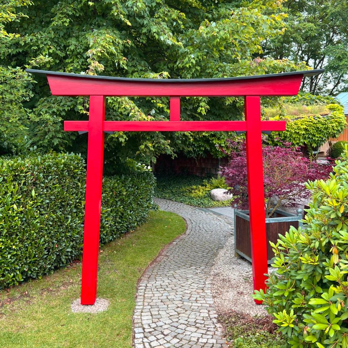 Torii Gate Japanese House Garden Wooden Arch Archway Japanese Garden ...