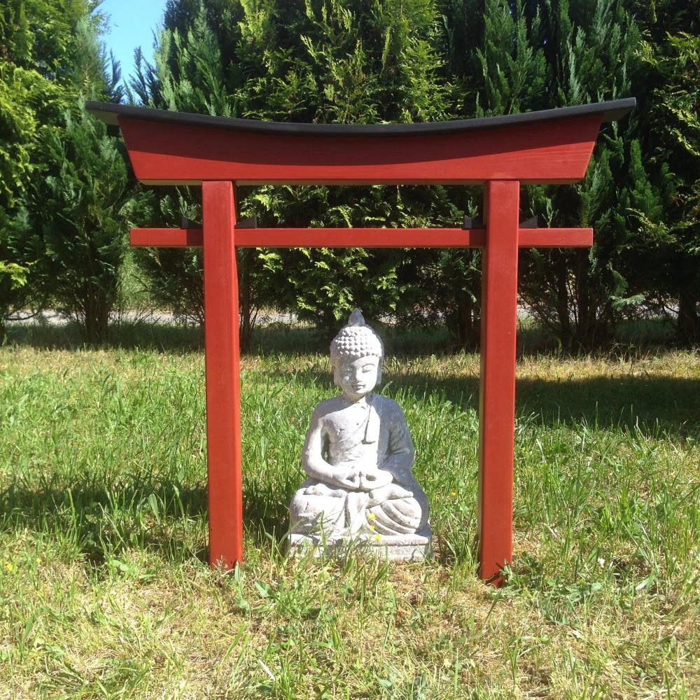 Torii Japanese Garden Wooden Arch Archway Gate Wood Feng Shui Buddha ...