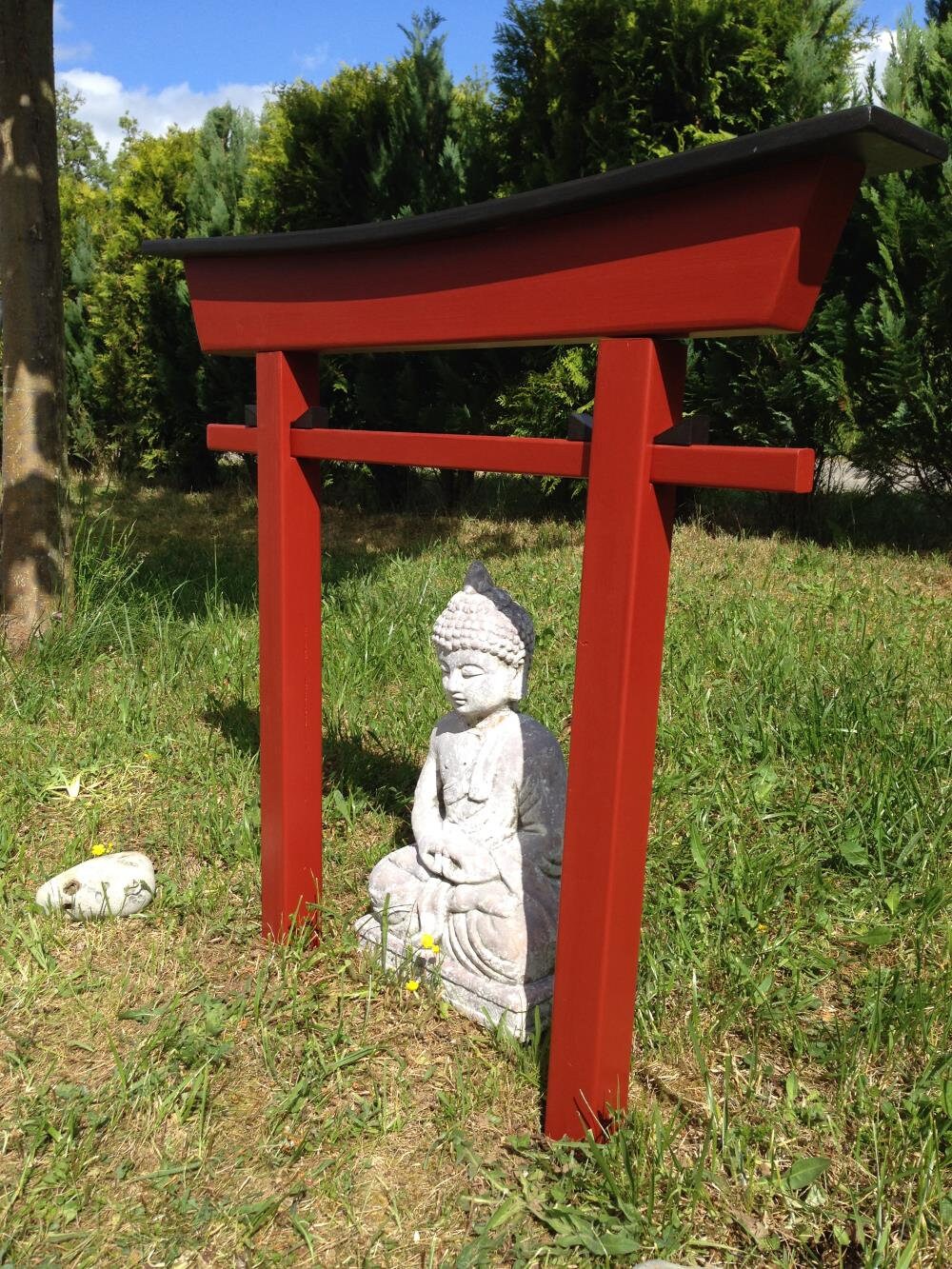 Torii Gate Japanese Wooden Arch Archway Garden Gate Wood Feng Shui ...