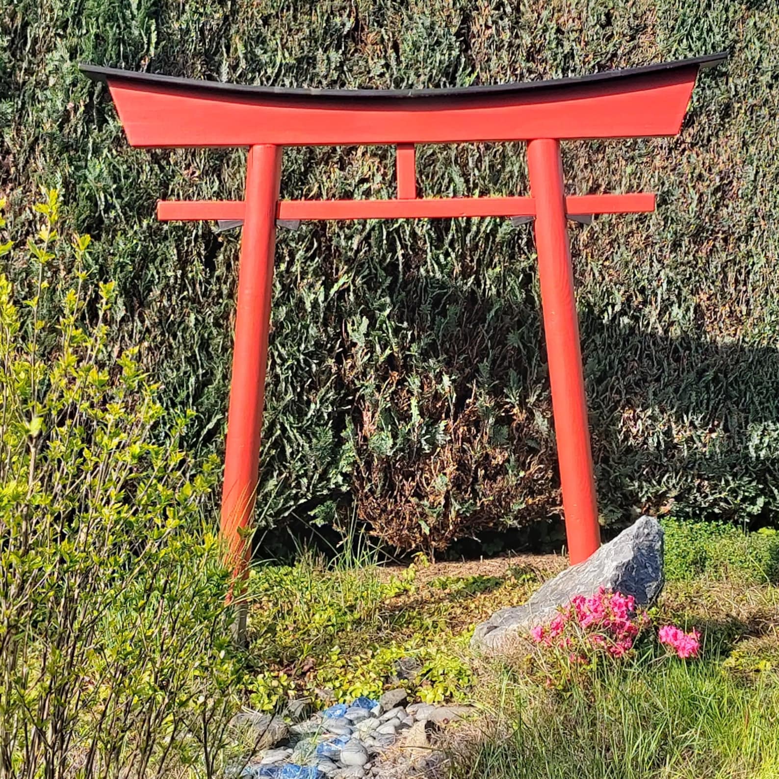 Torii Japanese Garden Wooden Arch Archway Gate Wood Feng Shui Asia ...