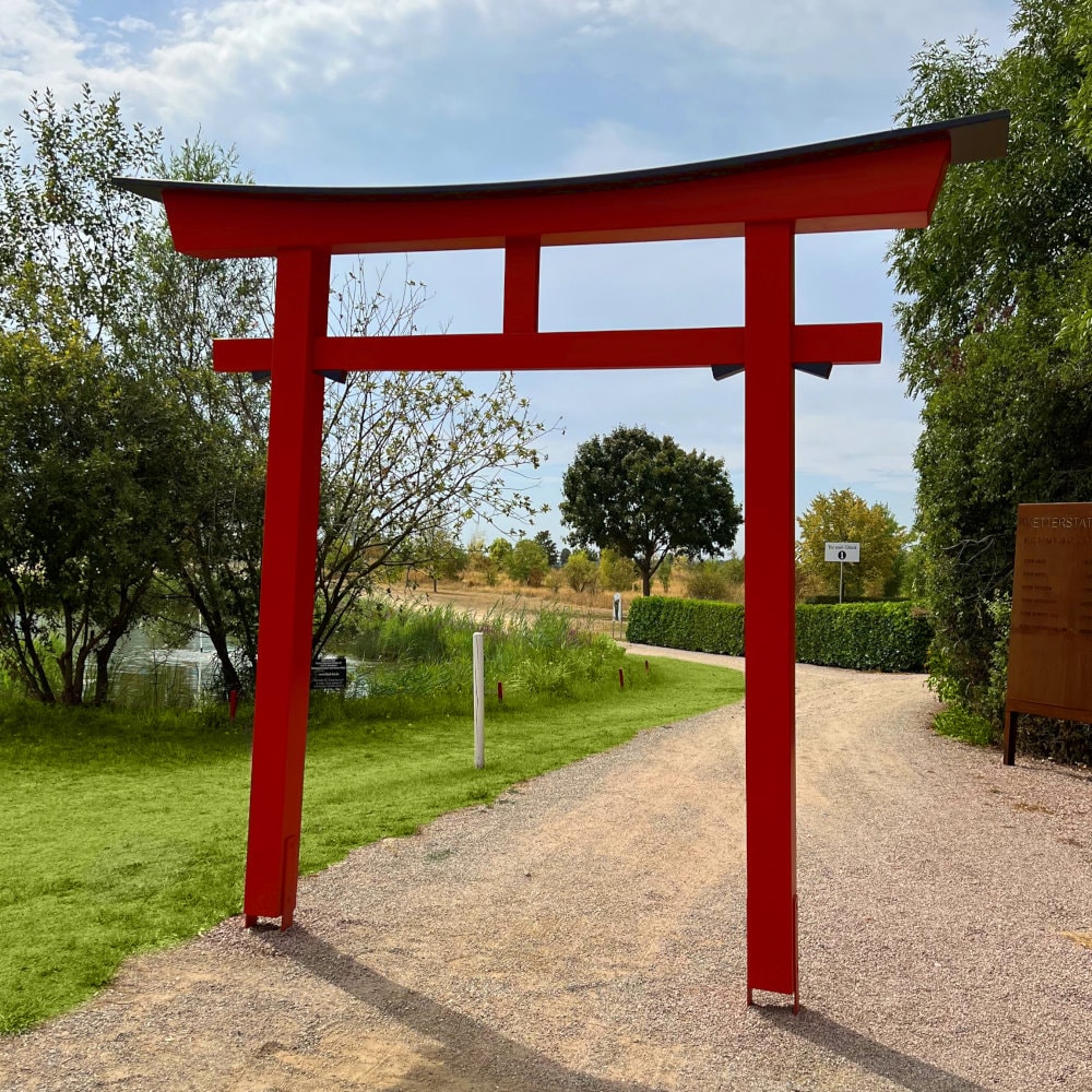 Torii Gate Japanese House Garden Wooden Arch Archway Japanese Garden ...