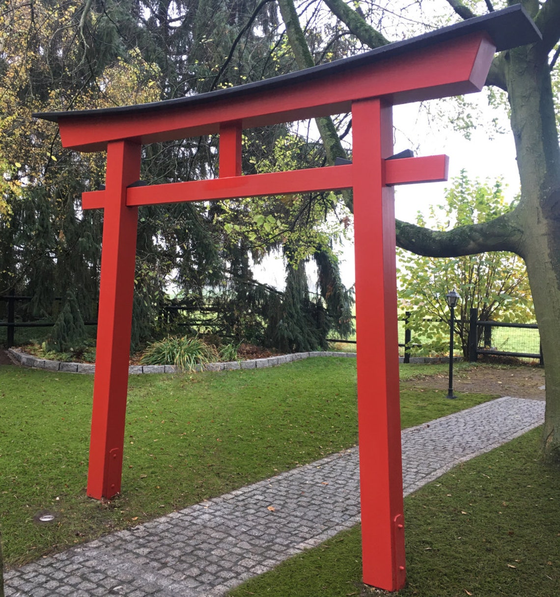 Torii Gate Japanese House Garden Wooden Arch Archway Japanese Garden ...