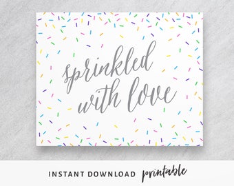 Sprinkle Love Sign. - Etsy