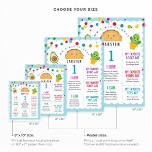 My First Fiesta Birthday Boy 1 Year Old Sign. First birthday | Etsy