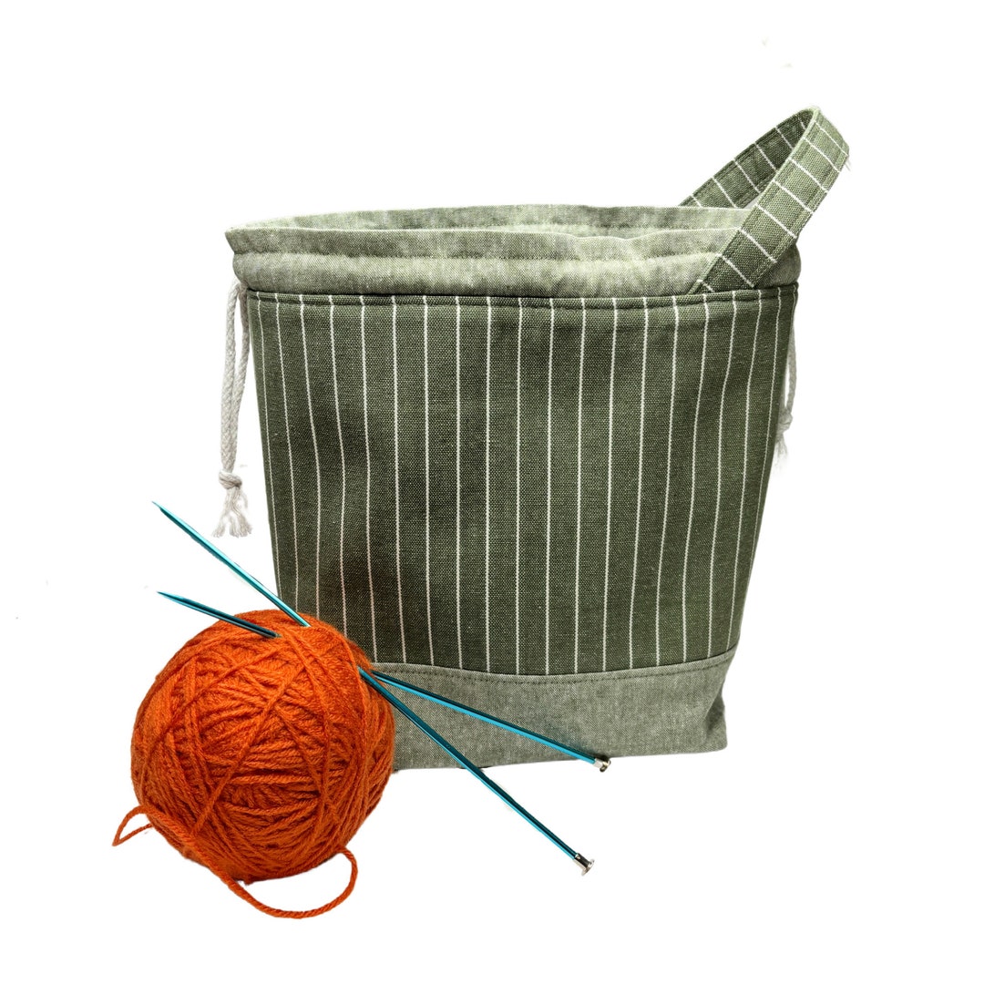 Tote Bag for Crafters, Craft Project Bag, Yarn Tote Bag, Knitting Bag ...