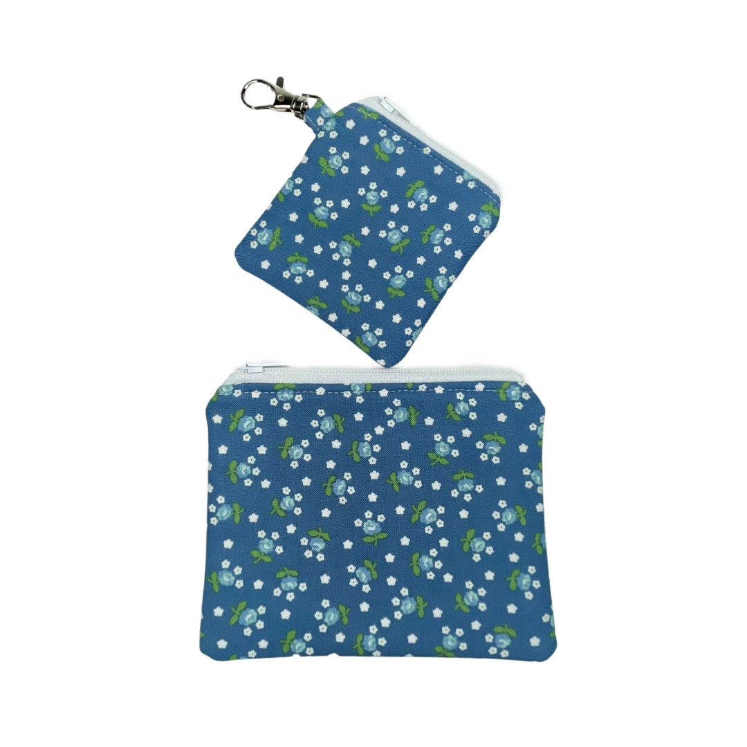 Small Square Zip Pouch Tiny Zipper Bag Coin Pouch With - Etsy