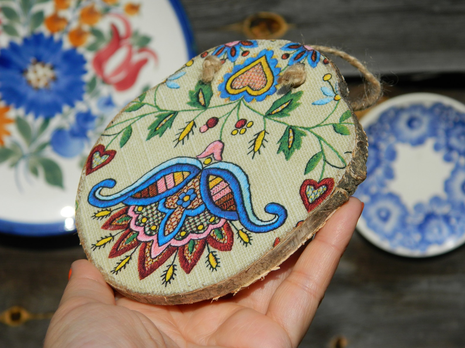 Kashubian Folk Polish Folk Art Kashubian Embroidery Motif - Etsy