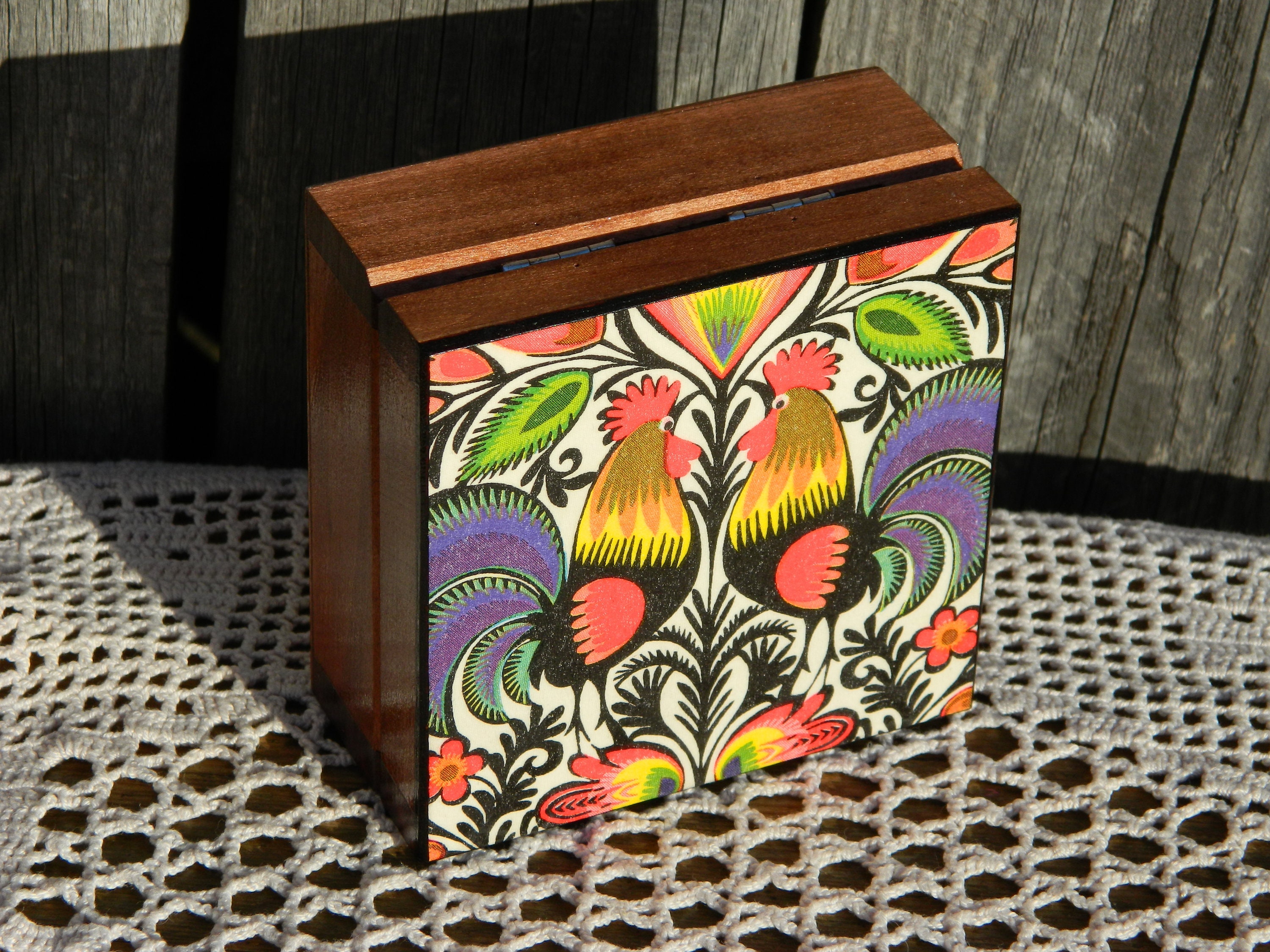 Polish Folk Art Wooden Box Made in Poland Jewelry Cabinet - Etsy