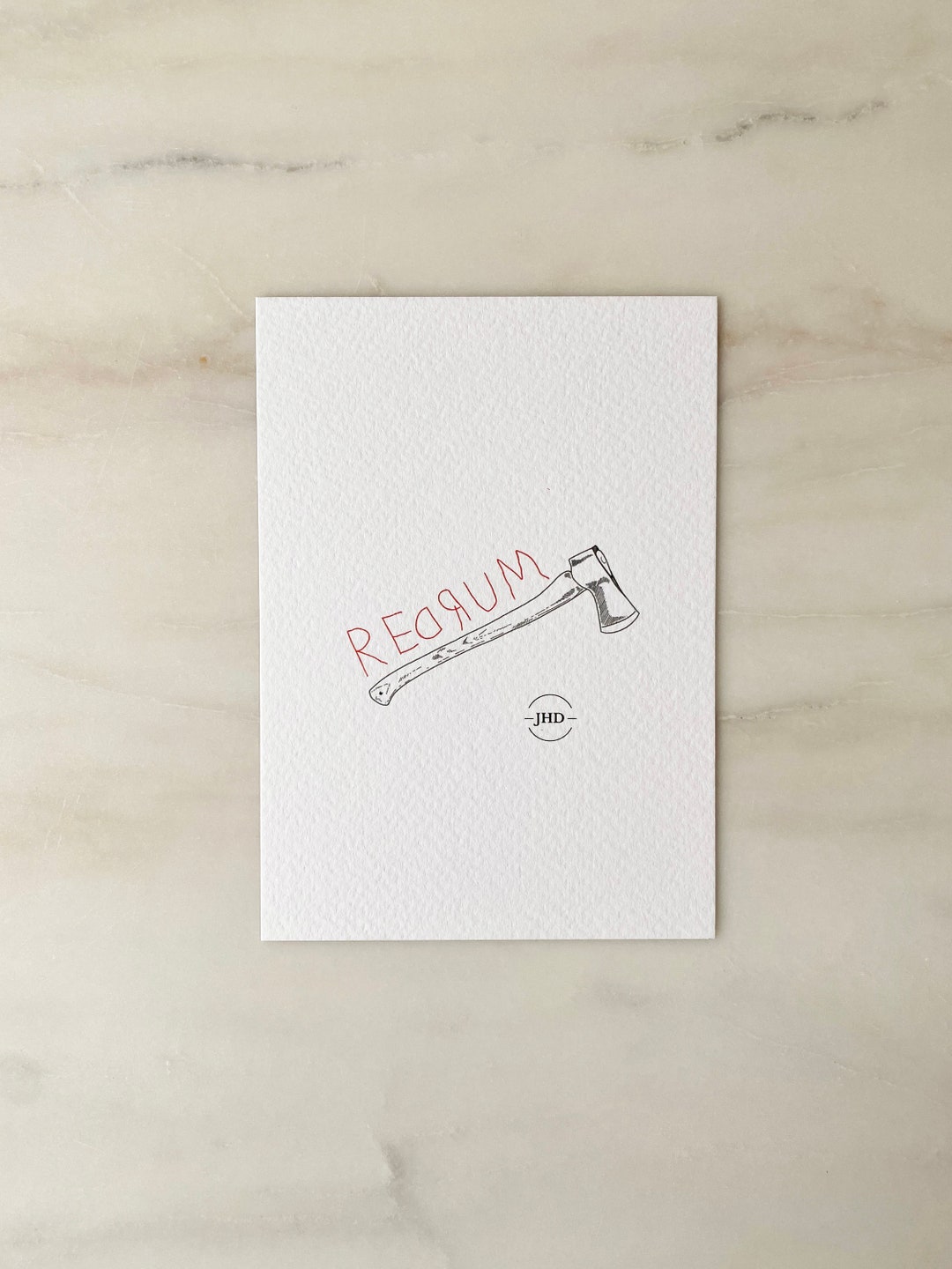 REDRUM MINI PRINT - Etsy