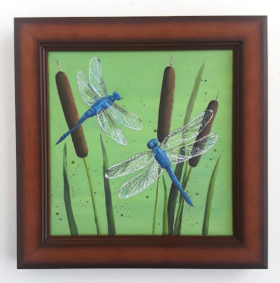 Dragonfly Acrylic Painting