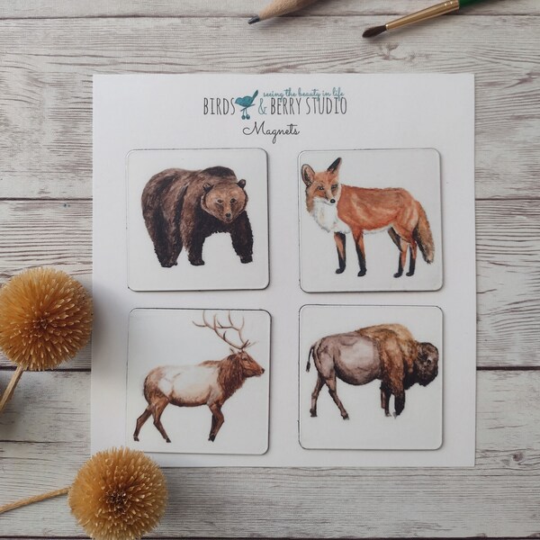 Wildlife Magnets - Etsy