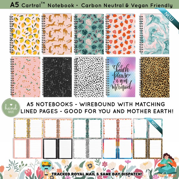 Wire Bound Journal - Etsy