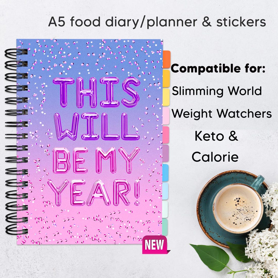 2025 A5 Food Diet Diary,slimming World Compatible-weight Watchers -keto ...