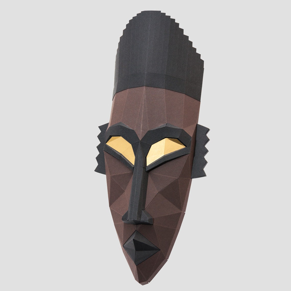 African Tribal Mask Template Free Printable Papercraft Templates ...