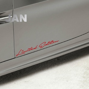 2pcs - Limited Edition Vinyl Decal Sticker Sport Racing Car Logo Emblem ...