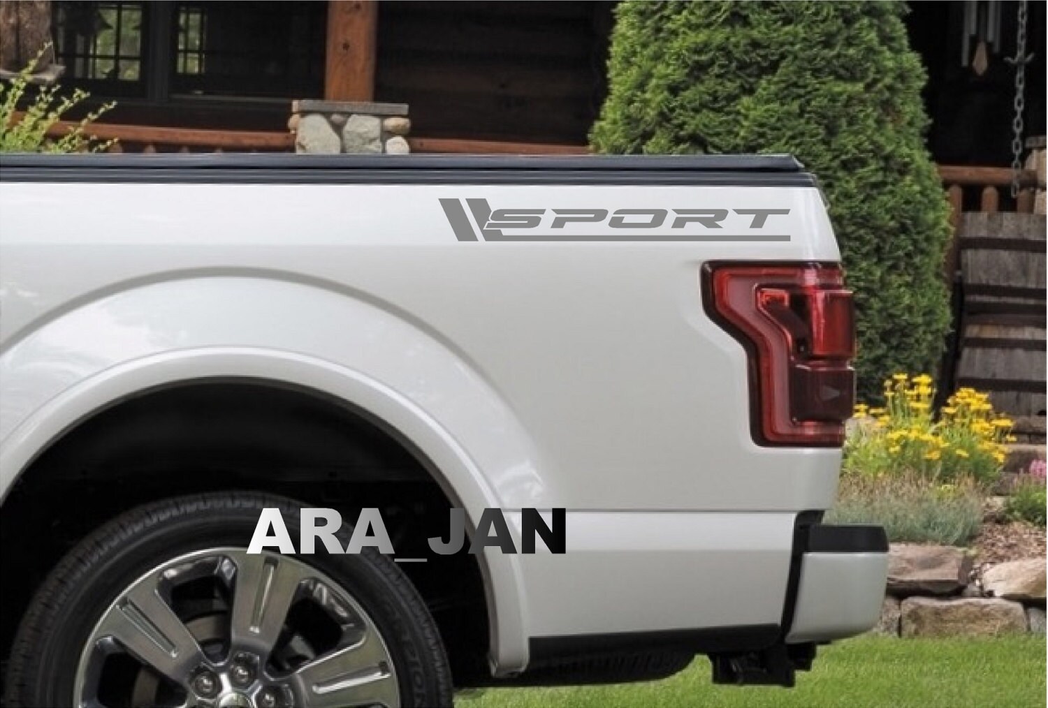 2PCS SPORT Vinyl Decal Sport Truck Pickup Bed 4X4 4WD TURBO - Etsy