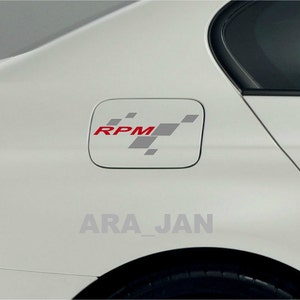 RPM Vinyl Decal Sticker Sport Racing Car Logo Gas Fuel Tank Emblem Bmw ...