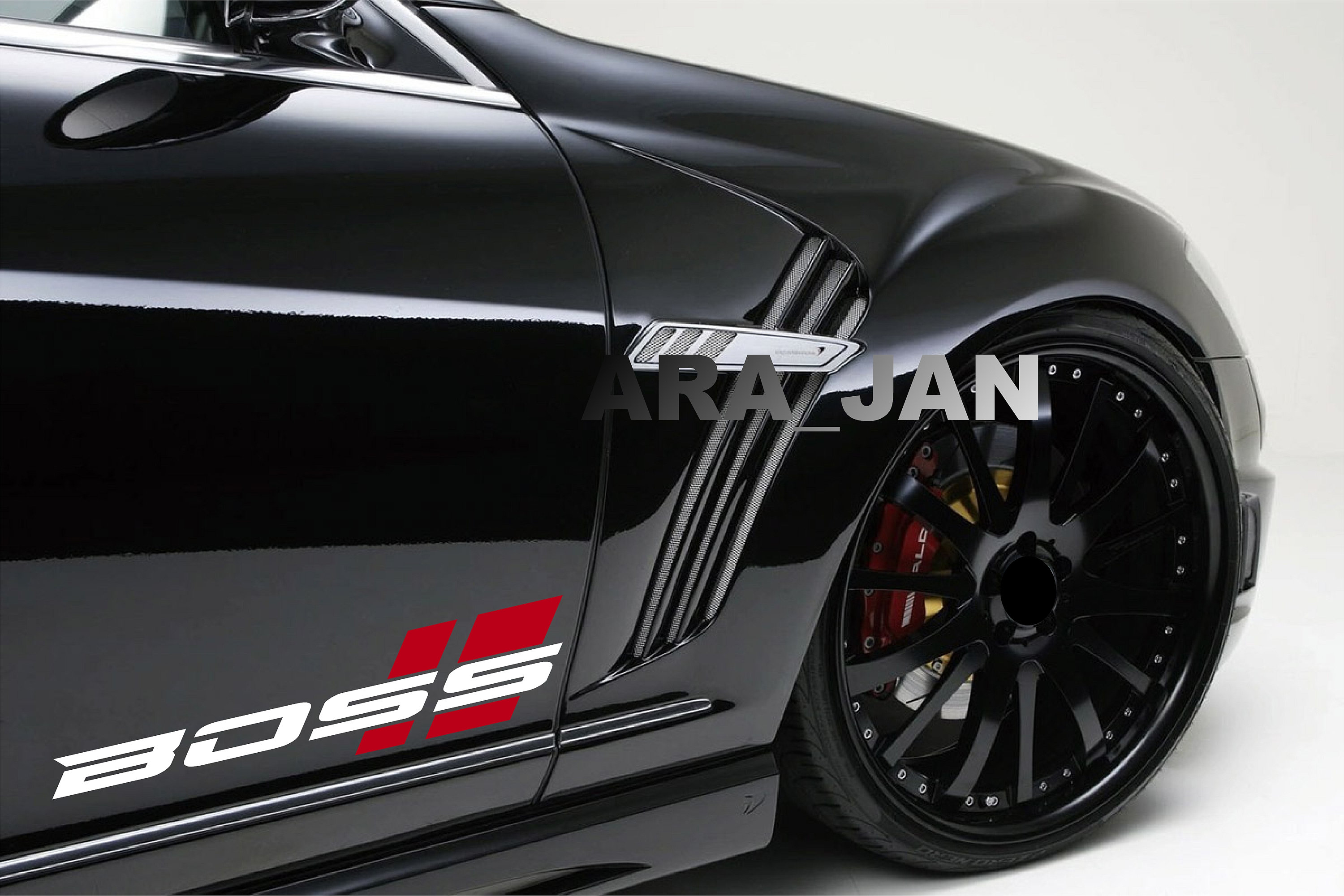 BOSS Decal Sticker Sport Car Racing Stripe Logo Emblem Motorsport - Etsy