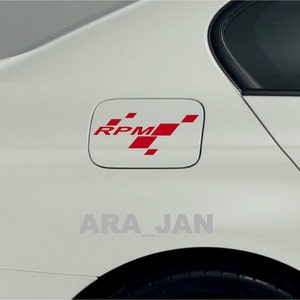 RPM Vinyl Decal Sticker Sport Racing Car Logo Gas Fuel Tank Emblem Bmw ...