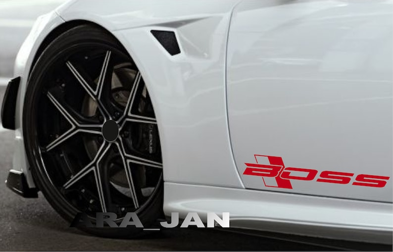 BOSS Sport Car Decal Sticker Racing Stripe Logo Emblem Motorsport ...