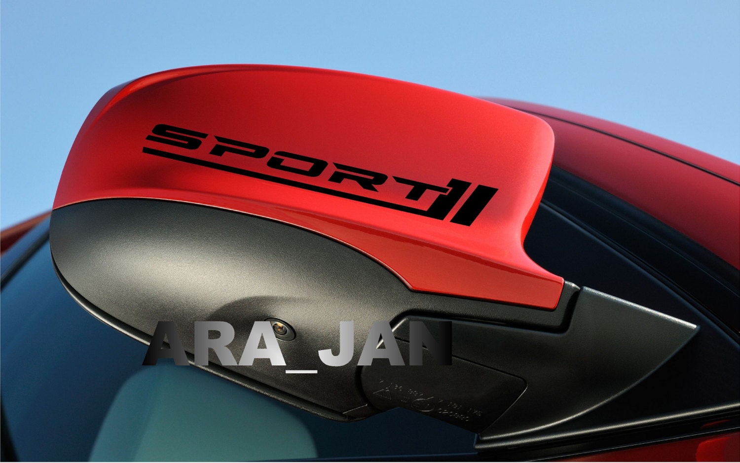 SPORT Vinyl Decal Sticker Sport Car Racing Logo Mirror Emblem - Etsy