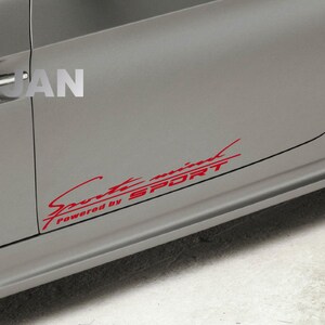 Sports Mind Car Decal – Powered by Sport, Vinyl Sticker (2 Pcs) - Etsy