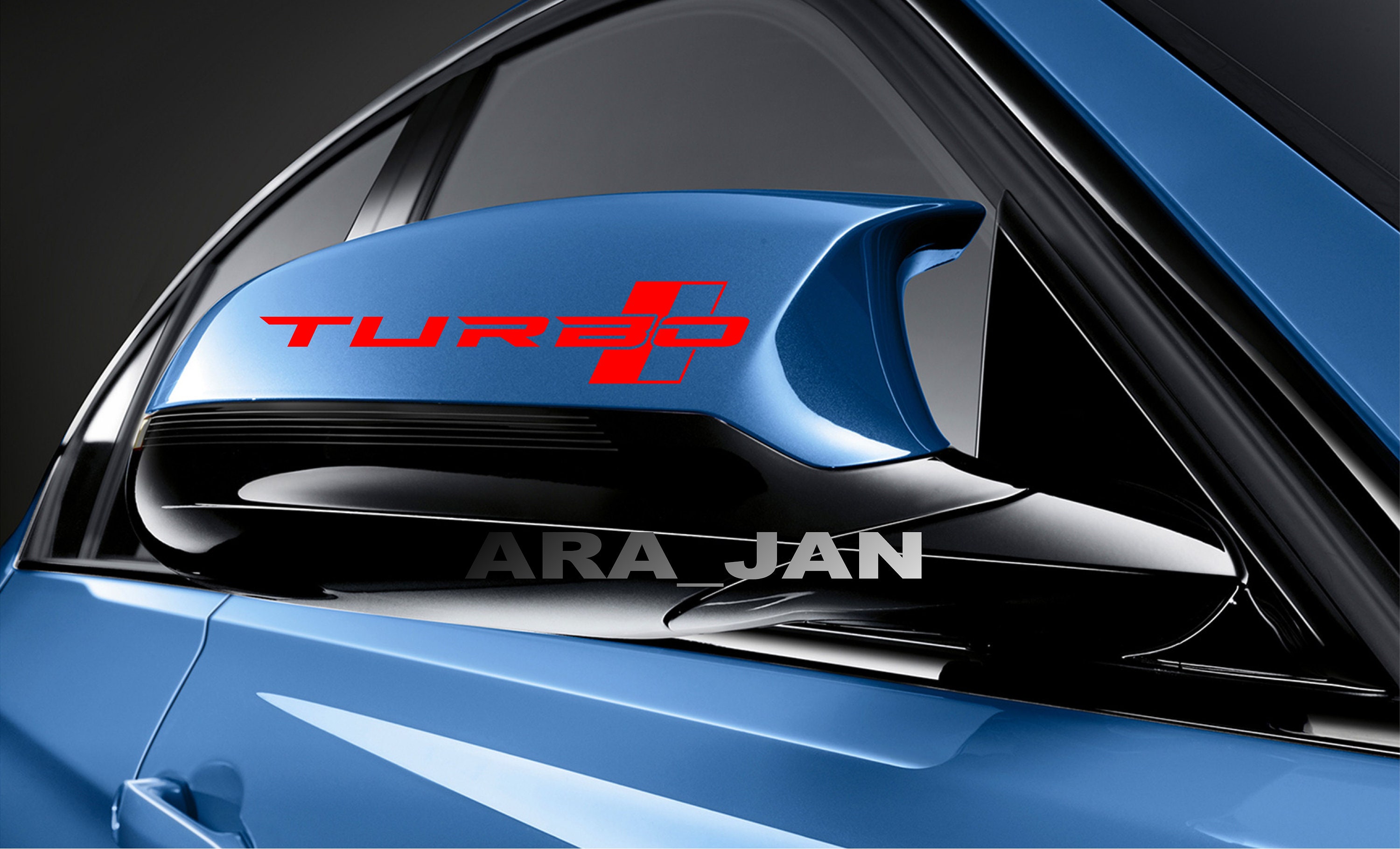 TURBO Sport Car Decal Sticker Racing Logo Auto Emblem Motorsport BMW M ...