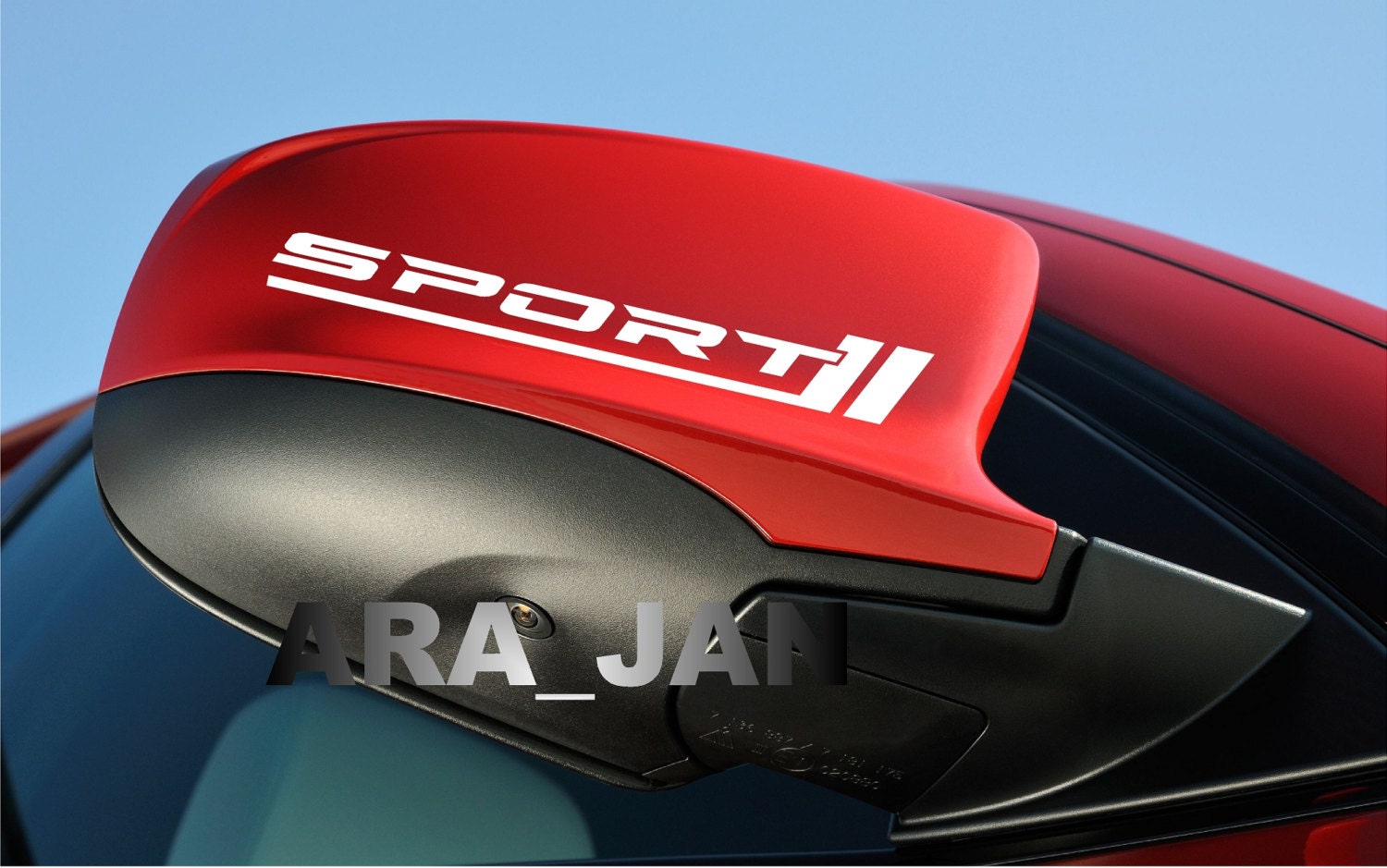 SPORT Vinyl Decal Sticker Sport Car Racing Logo Mirror Emblem - Etsy