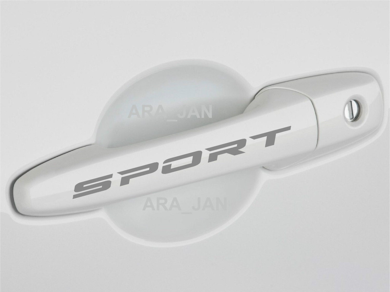 2pcs SPORT Door Handle Vinyl Decal Racing Sticker Car Logo - Etsy