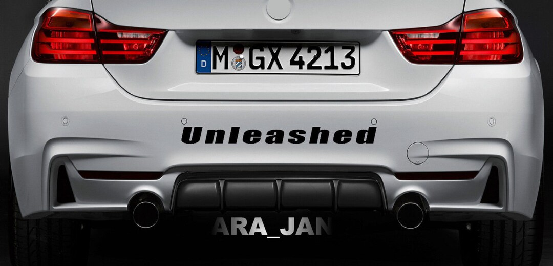 Unleashed Vinyl Decal Sticker Sport Racing Car Logo Emblem BMW M M3 M5 ...