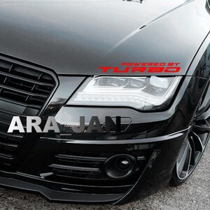 Powered by TURBO Vinyl Decal Sticker Sport Racing Car Logo Emblem - Etsy