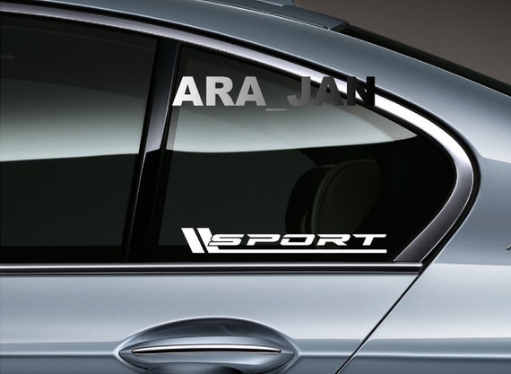 SPORT Vinyl Decal Sticker Sport Car Racing Car Logo Emblem BMW | Etsy
