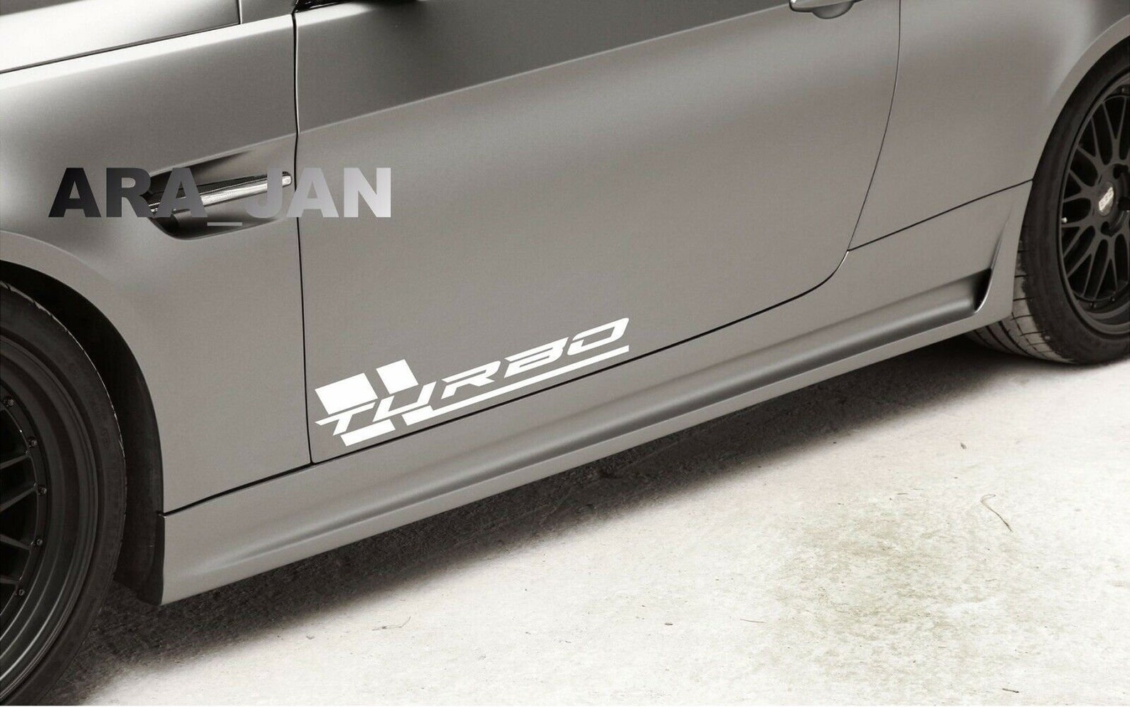 TURBO Vinyl Decal Sticker Sport Car Racing Stripe Logo Emblem - Etsy