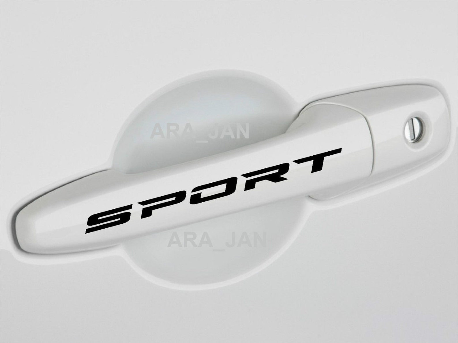 2pcs SPORT Door Handle Vinyl Decal Racing Sticker Car Logo - Etsy