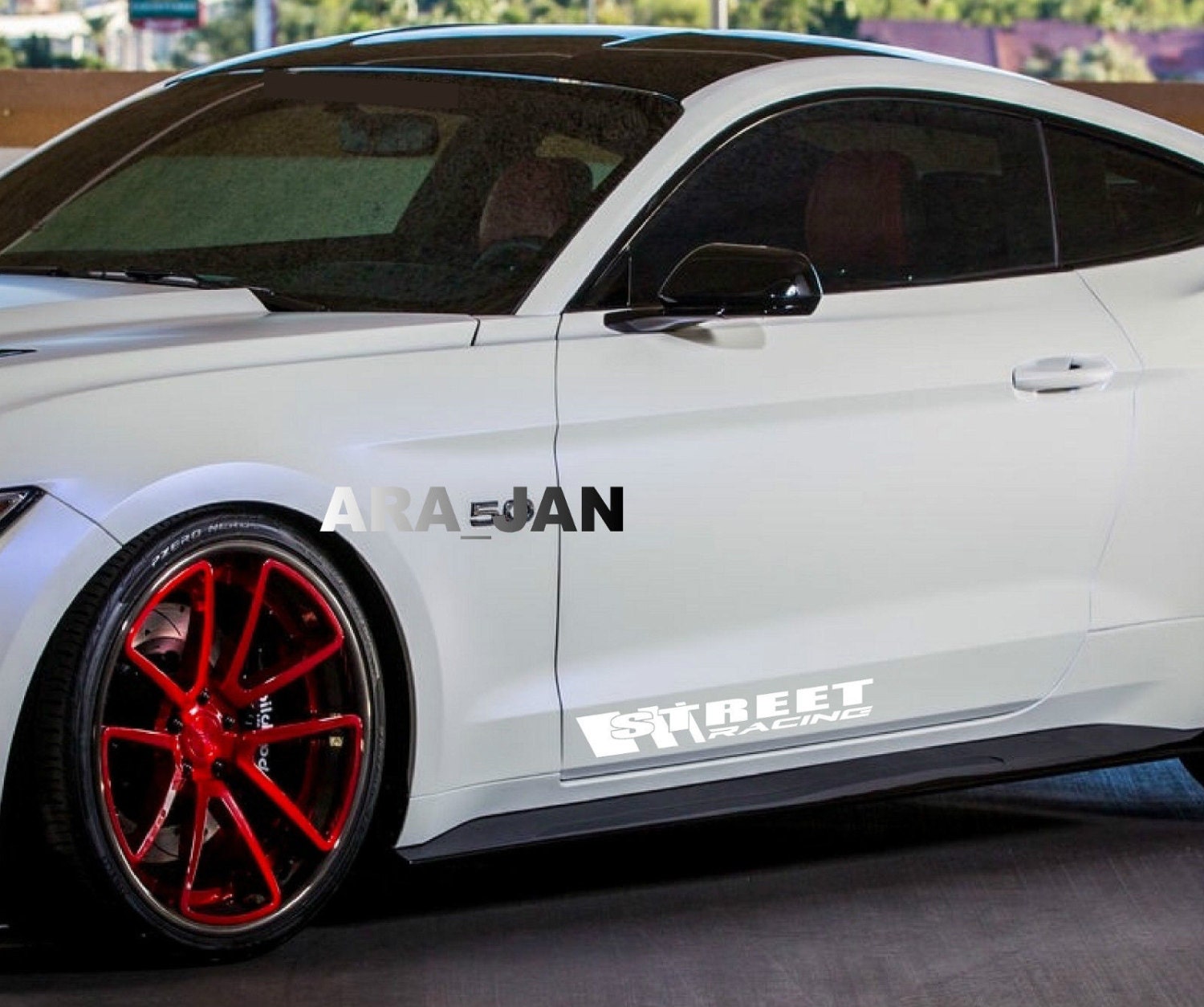 2pcs STREET RACING Vinyl Decal Sticker Sport Racing Car Logo - Etsy