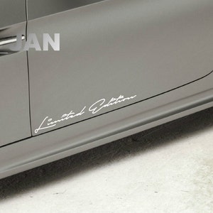 2pcs - Limited Edition Vinyl Decal Sticker Sport Racing Car Logo Emblem ...