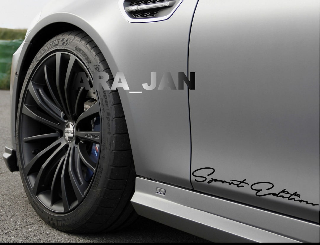 2pcs - Sport Edition Vinyl Decal Sticker Sport Racing Car Logo Emblem ...