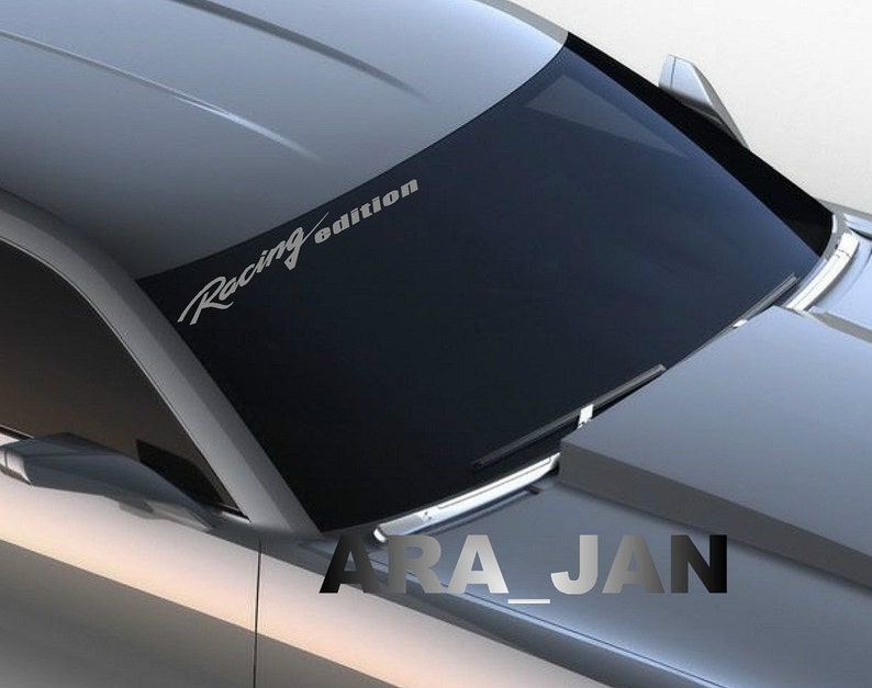 Windshield RACING EDITION Vinyl Decal Sport Racing Sticker Car - Etsy