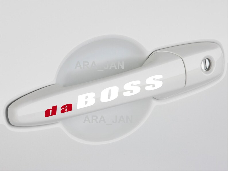 Daboss Car Door Handle Vinyl Decal - 4.7" (set of 2) - Etsy