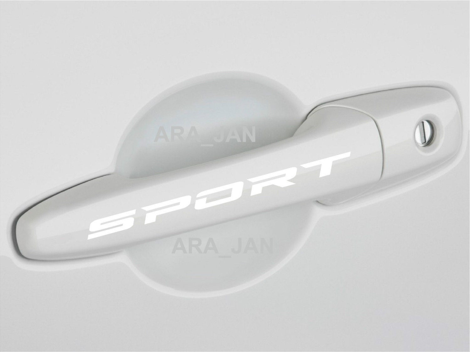 2pcs SPORT Door Handle Vinyl Decal Racing Sticker Car Logo - Etsy