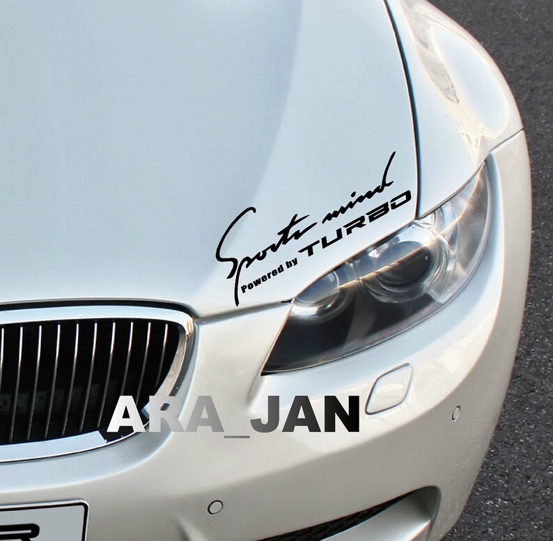 Sports Mind Powered by TURBO Vinyl Decal Sticker Sport Racing | Etsy