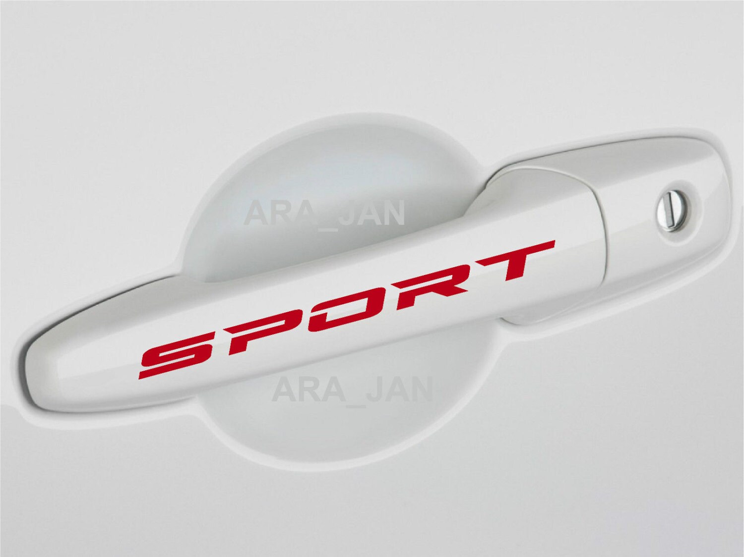 2pcs SPORT Door Handle Vinyl Decal Racing Sticker Car Logo - Etsy