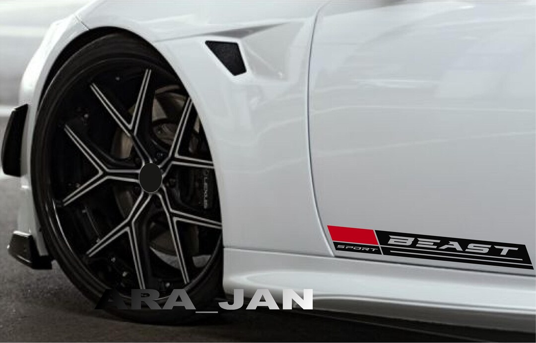 BEAST Sport Decal Sticker Car Racing Stripe Logo Auto Emblem Motorsport ...