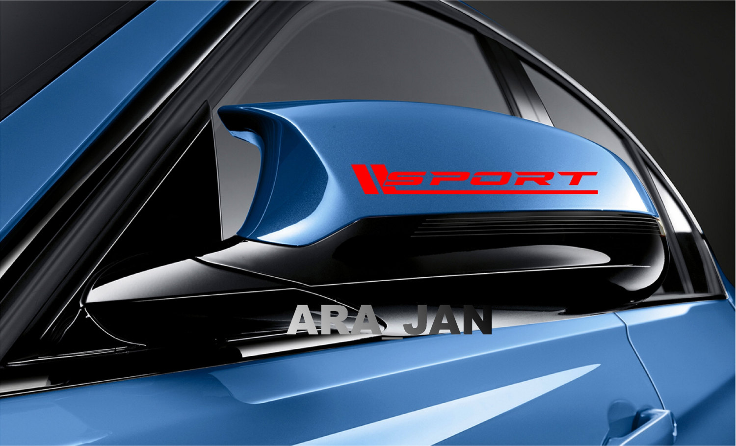 SPORT Vinyl Decal Sticker Sport Car Racing Logo Mirror Emblem - Etsy