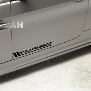 TURBO Vinyl Decal Sticker Sport Car Racing Car Logo Emblem BMW M M3 M4 ...
