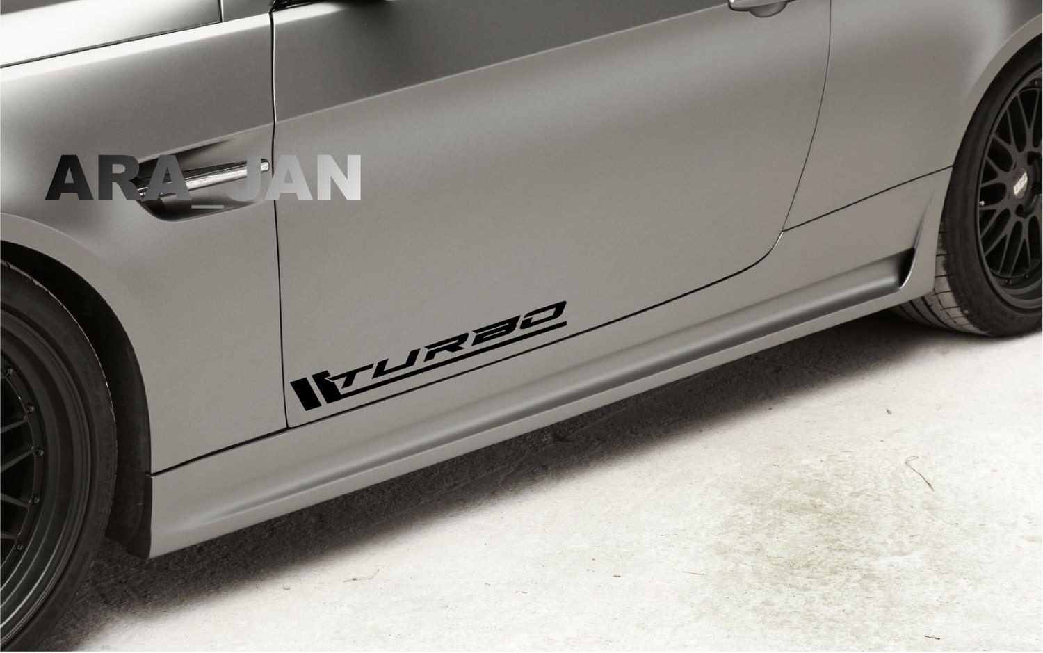 TURBO Vinyl Decal Sticker Sport Car Racing Car Logo Emblem BMW | Etsy